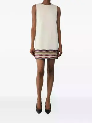 Red Valentino Sleeveless Wool Mini Dress