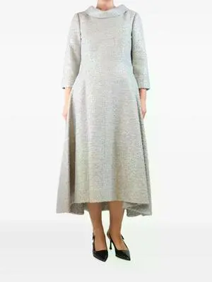 SUE LONDON Blythe Midi Dress - Grey