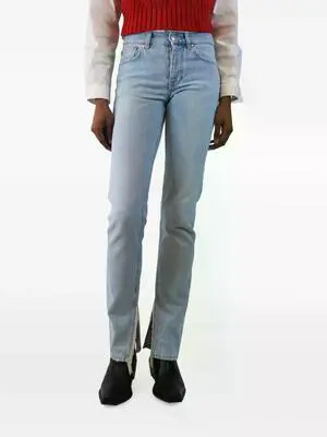 GANNI Split Hem Jeans - Blue