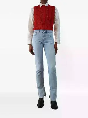 GANNI Split Hem Jeans