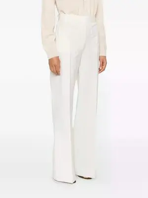 Victoria Beckham Alina Wide-leg Trousers - Neutrals