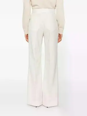 Victoria Beckham Alina Wide-leg Trousers - Neutrals