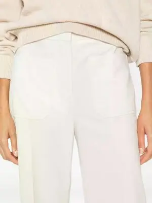 Victoria Beckham Alina Wide-leg Trousers - Neutrals