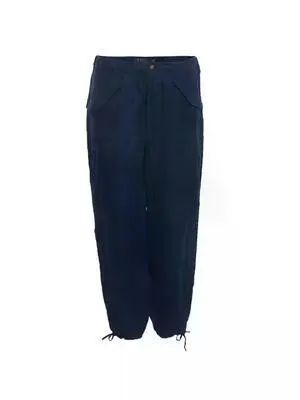 Polo Ralph Lauren Drawstring-hem Trousers - Blue