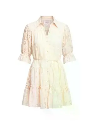 Cinq À Sept Rayla Floral-lace Mini Dress