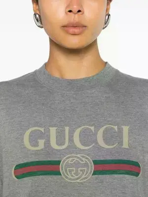 Gucci Interlocking G Web Stripe T-shirt