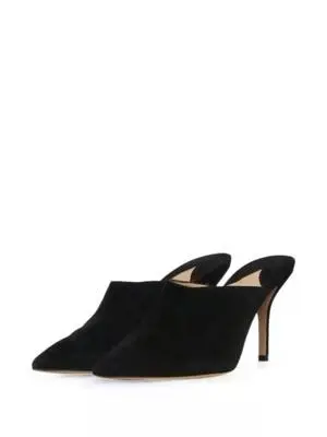 PAUL ANDREW Suede Pointed-toe Mules