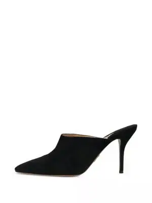 PAUL ANDREW Suede Pointed-toe Mules