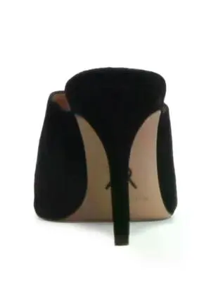 PAUL ANDREW Suede Pointed-toe Mules