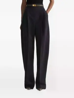 MUGLER High-waisted Straight Leg Pants