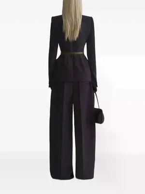MUGLER High-waisted Straight Leg Pants