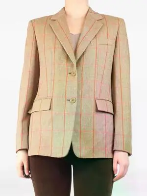 Max Mara Herringbone Check-print Blazer