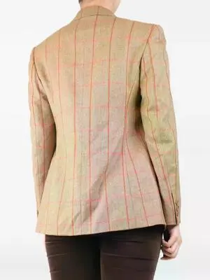 Max Mara Herringbone Check-print Blazer