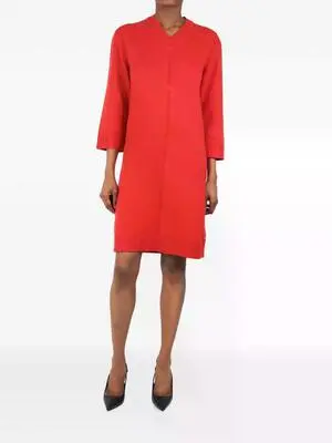 Hermès V-neck Cashmere Midi Dress
