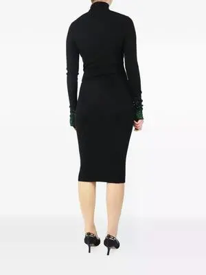 Loewe Beaded High-neck Midi Dress