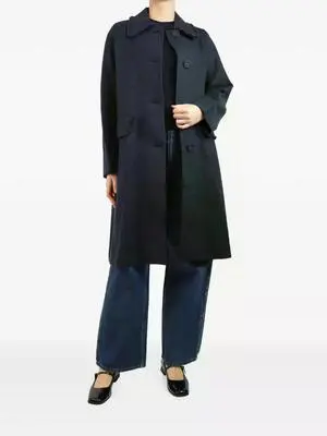 Officine Générale Single-breasted Frayed Coat
