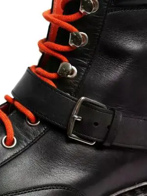 Hermès Buckled Hiking Combat Boots