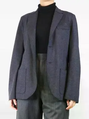 Harris Wharf London Notched Lapel Single-breasted Blazer