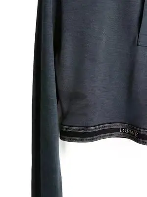 Loewe Cropped Logo Waistband Polo Shirt