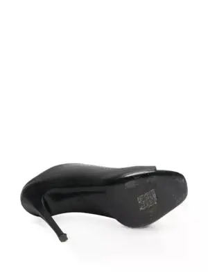 Ermanno Scervino Leather Stiletto Heeled Sandals