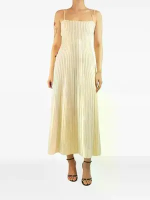 CASASOLA Carlotta Ribbed Midi Dress