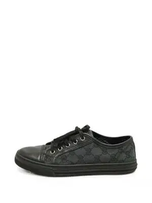 Gucci Gg Lace-up Sneakers - Black