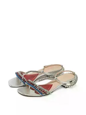 Gucci Crystal-embellished Ankle-strap Sandals