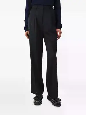 ISSUE TWELVE Twenty 8 Twelve Stanley Pleated Wool Trousers - Black
