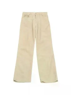 ISABEL MARANT VINTAGE Straight-leg Corduroy Trousers - Neutrals