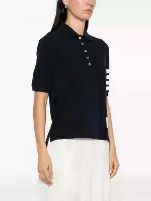 Thom Browne 4-bar Short-sleeved Polo