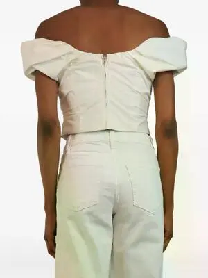 A.L.C. Off-shoulder Cropped Top
