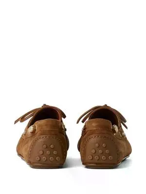 Karl Lagerfeld Ariella Faux-pearl Loafers - Brown