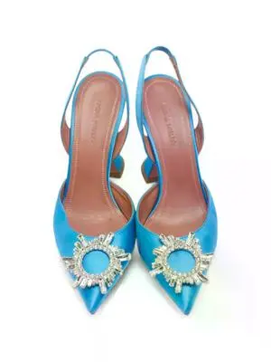 Amina Muaddi Begum Crystal-brooch Pumps