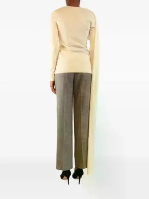 TOTEME Draped-scarf Sweater