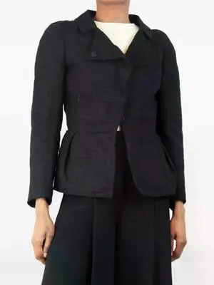 Marni Peplum Jacket With Notched Lapels