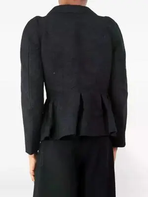 Marni Peplum Jacket With Notched Lapels