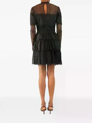 TEMPERLEY LONDON Ruffled Lace Mini Dress