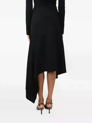 MARQUES' ALMEIDA Asymmetric Ribbed Knit Skirt