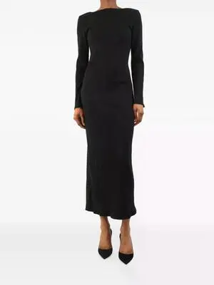 REFORMATION Ribbed Scoop-back Maxi Dress