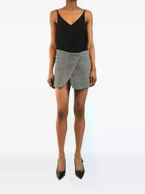 Coperni Wrap-design Mini Skirt