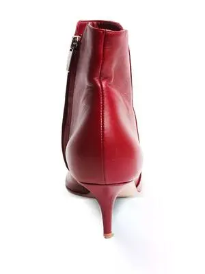 GIANVITO ROSSI Pointed-toe Kitten-heel Ankle Boots
