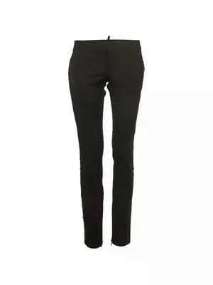 Dsquared2 Sequin Detail Gabardine Trousers - Black