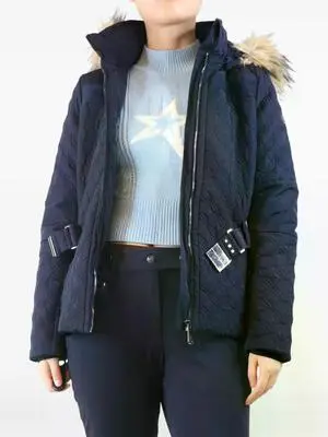 BLANC Quilted Belted Ski Jacket