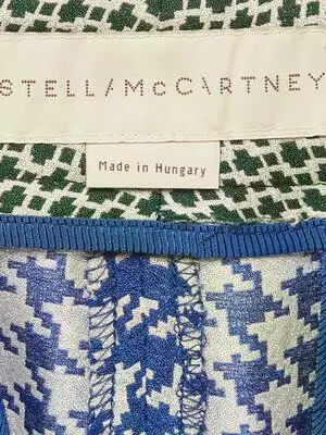 Stella McCartney Houndstooth Crepe Shorts