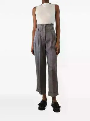 Brunello Cucinelli High-waist Pleated Trousers