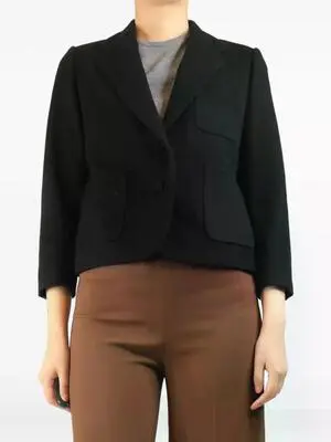 DRIES VAN NOTEN Dries Van Noten Cropped Notched-Lapel Jacket