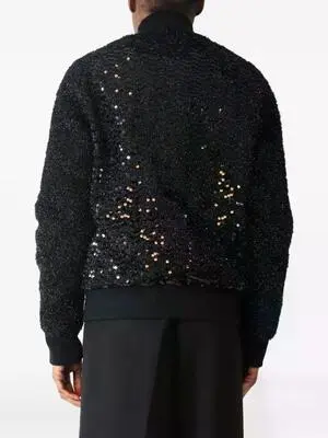 Balmain Sequin-embellished Bomber Jacket