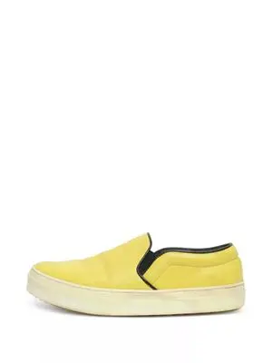 Celine Leather Slip-on Sneakers
