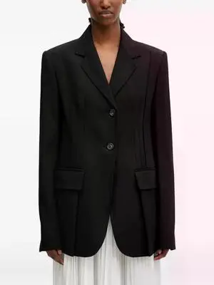 Sportmax Darted Single-breasted Blazer - Black