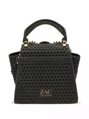 Zac Posen Eartha Top-handle Bag With Faux Pearl Embellishments